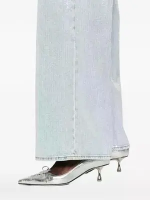 7 For All Mankind Sequin Embellished Straight-leg Jeans