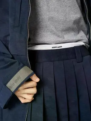 Miu Miu Ripstop Hooded Jacket
