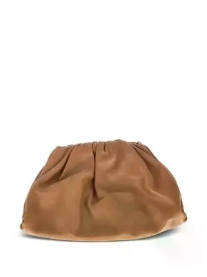 Bottega Veneta Leather Clutch Bag - Brown