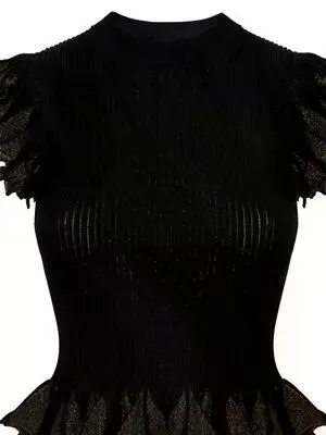 Ulla Johnson Leila Ruffled Top - Black