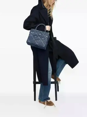 Zadig&Voltaire Angel Monogram Denim Tote Bag - Blue
