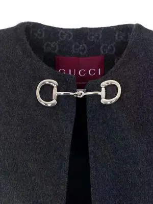 Gucci Horsebit Wool Cape