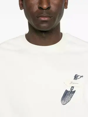 Jacquemus The Pelle Embroidery Graphic T-shirt