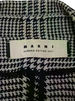 Marni Checked Cropped Jacket