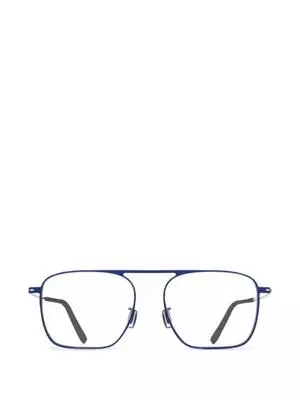 BLACKFIN Palisades Squared-frame Glasses - Blue