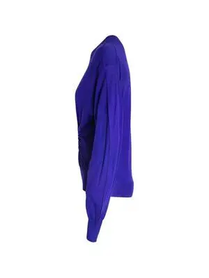 Celine Shirred Window Panel Knitted Top