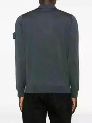 Stone Island Ghost Long-sleeve Polo Shirt