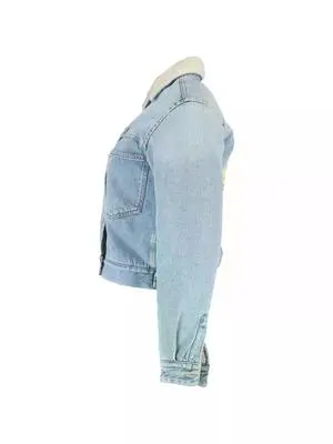 ISABEL MARANT VINTAGE Logo-embroidered Denim Jacket
