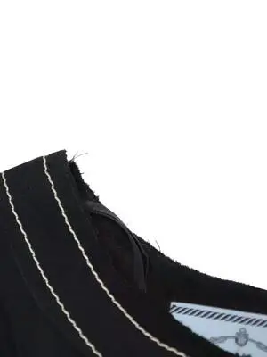 Prada Contrast-stitch Midi Dress