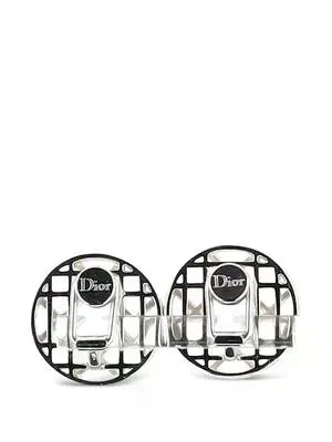 Dior Grid Clip-on Earrings