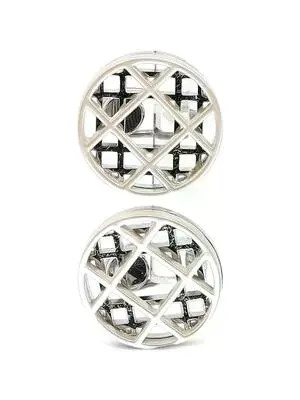 Dior Grid Clip-on Earrings