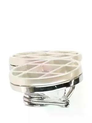 Dior Grid Clip-on Earrings