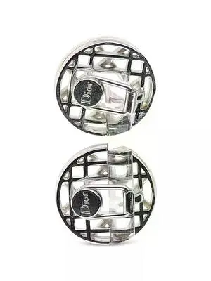 Dior Grid Clip-on Earrings