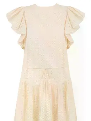 Ulla Johnson Sylvaine Ruffled Midi Dress