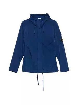 C.P. COMPANY Hooded Lens Jacket - Blue