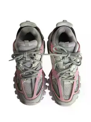 Balenciaga Embossed-logo Sneakers - Grey