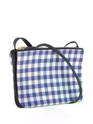 Celine Trio Gingham Crossbody Bag