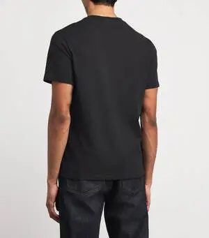 Sandro Organic Cotton Logo T-shirt - Black