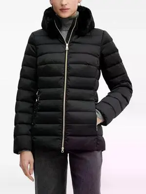 Geox Textured-trim Quilted Jacket