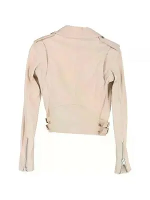 IRO PARIS Zipped Leather Biker Jacket