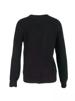 Saint Laurent Detail-embroidered Crew-neck Sweater
