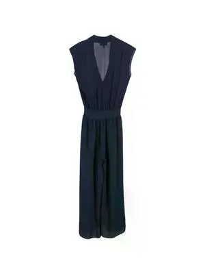 Theory Sleeveless V-neck Jumpsuit