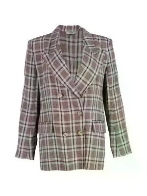 ISABEL MARANT VINTAGE Double-breasted Checked Blazer