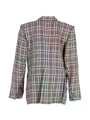 ISABEL MARANT VINTAGE Double-breasted Checked Blazer