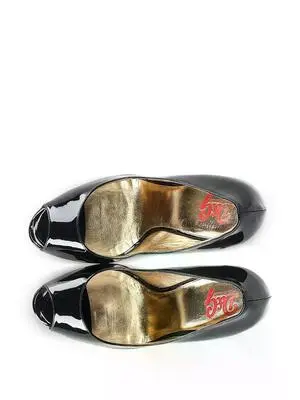 Dolce & Gabbana Peep-toe Patent-leather Pumps