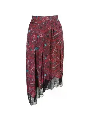 Zadig&Voltaire Printed Asymmetrical Skirt