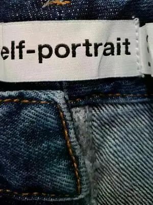SELF-PORTRAIT Button-fastening Flared Jeans
