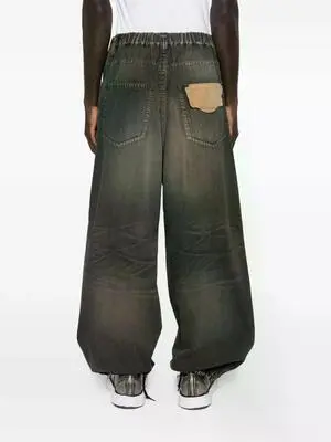 Mihara Yasuhiro Drawstring Wide Leg Jeans
