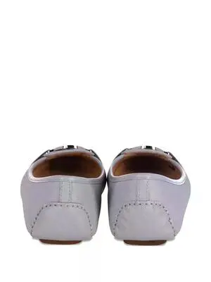 Michael Kors Fulton Leather Ballet Flats