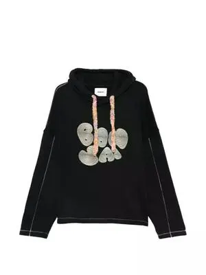 BONSAI Embroidered Hoodie - Black