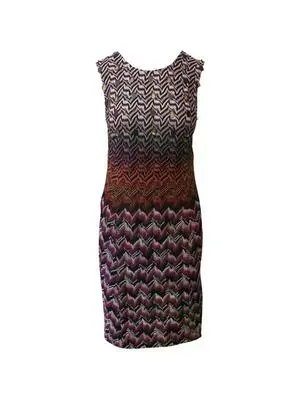 Missoni Zigzag Sleeveless Mini Dress