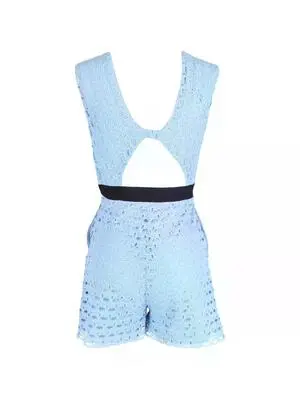 Sandro Cut-out Lace Playsuit