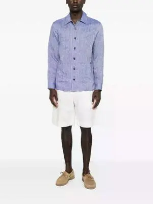 Brunello Cucinelli Buttoned Linen Shirt