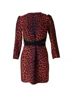 Victoria Beckham Animal-print Mini Dress