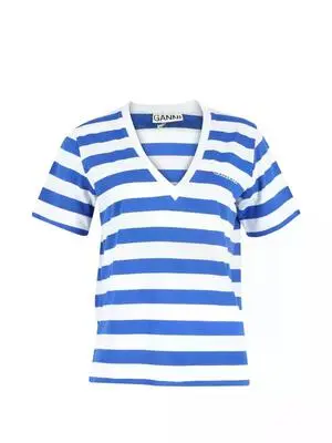 Ganni Striped T-shirts For Women