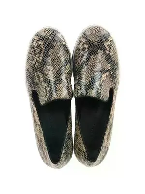 Stella McCartney Snakeskin Embossed Platform Sneakers