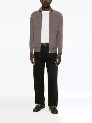Brunello Cucinelli Ribbed Zip-up Cardigan