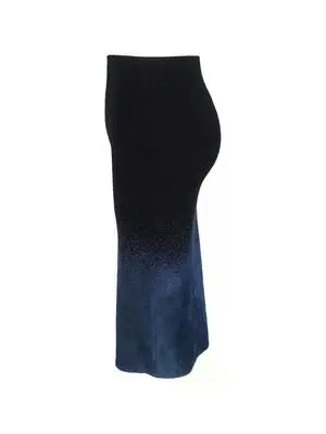 Roland Mouret Gradient Wool Skirt