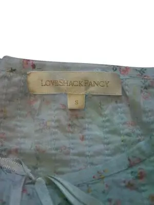 LoveShackFancy Albertina Floral Lace Crop Top