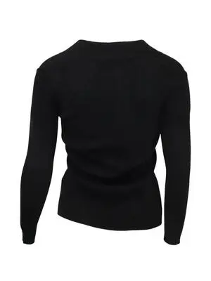 Sandro Rib-knit V-neck Sweater