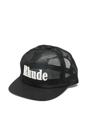 Rhude Logo Mesh Cap - Black