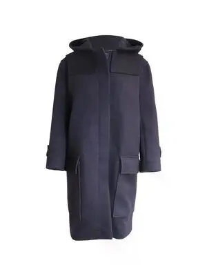 Celine Single-breasted Hooded Coat