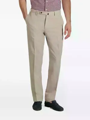 Incotex Chinolino Pleated Trousers - Neutrals