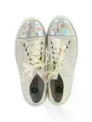 LANVIN Snakeskin-effect Sneakers