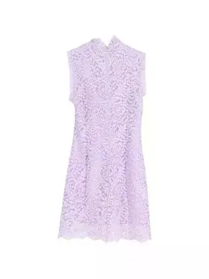 Sandro Ruffled-trim Lace Dress