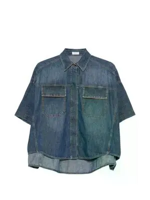 Brunello Cucinelli Flap-pockets Denim Shirt